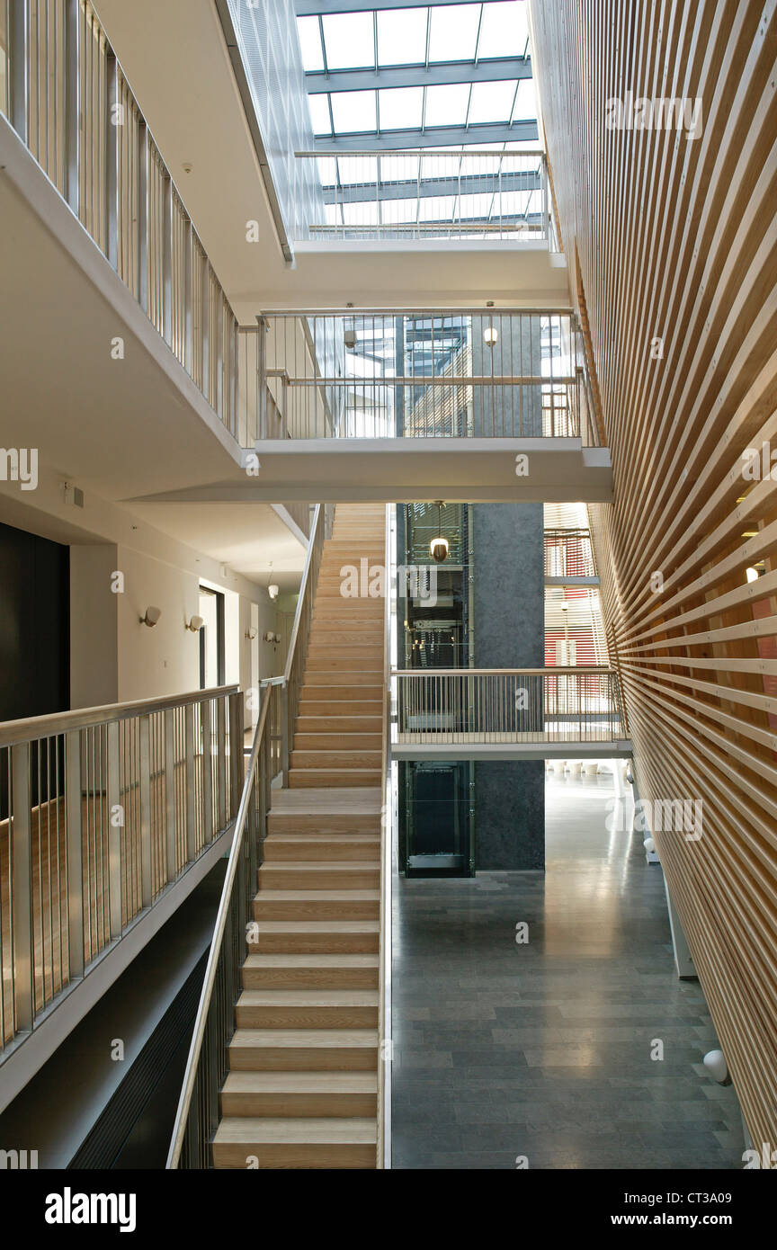 Berlin, staircase of the Embassy of Denmark Stock Photo - Alamy