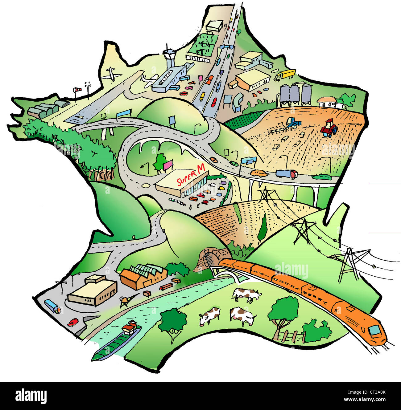 Transportation illustrations hi-res stock photography and images - Alamy