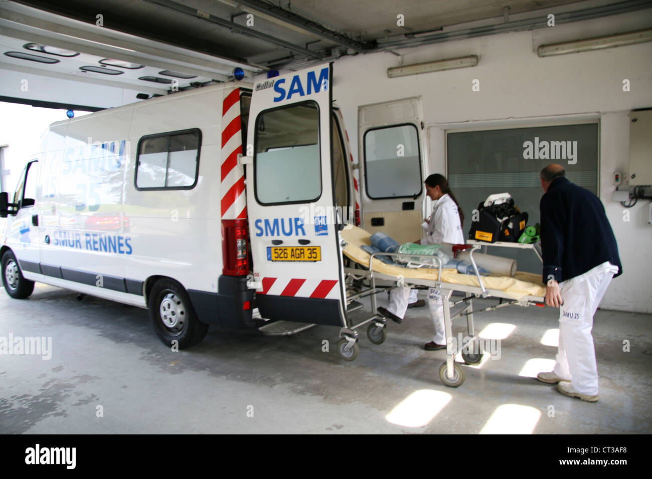 EMERGENCY MEDICAL SERVICE Stock Photo - Alamy