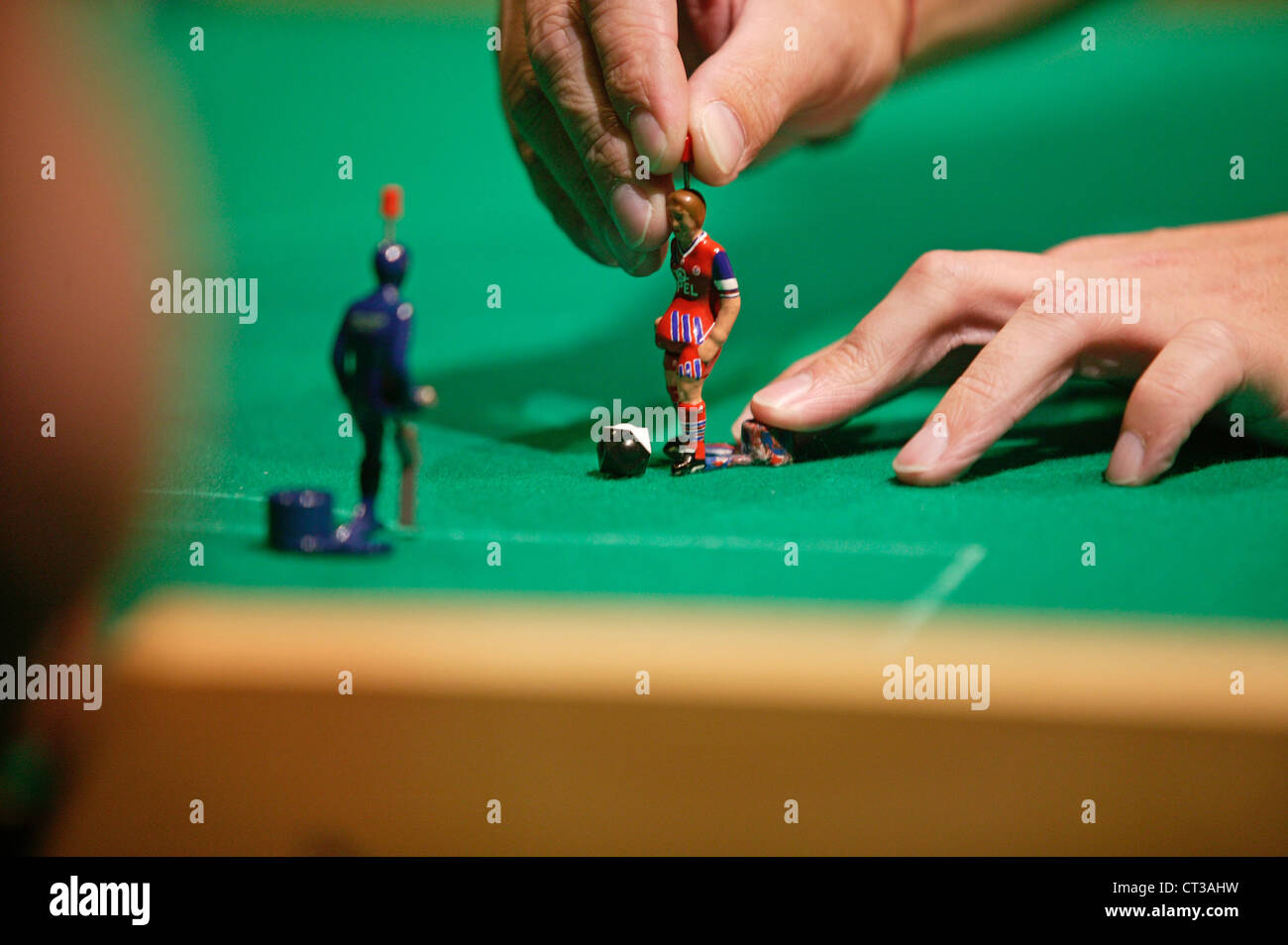 Tipp kick football soccer table hi-res stock photography and images - Alamy