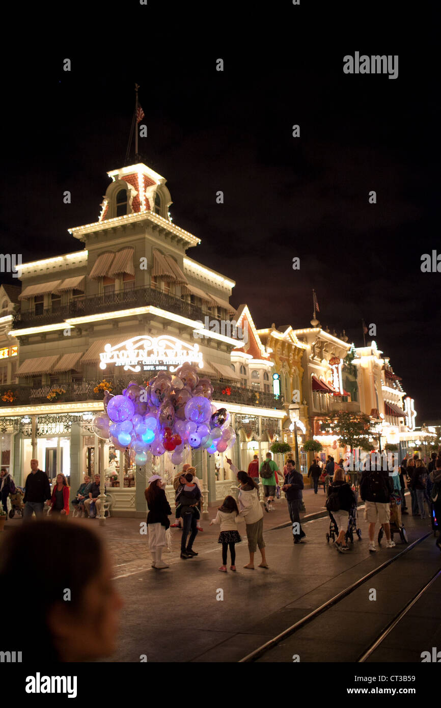 Nighttime Magic Kingdom Main Street