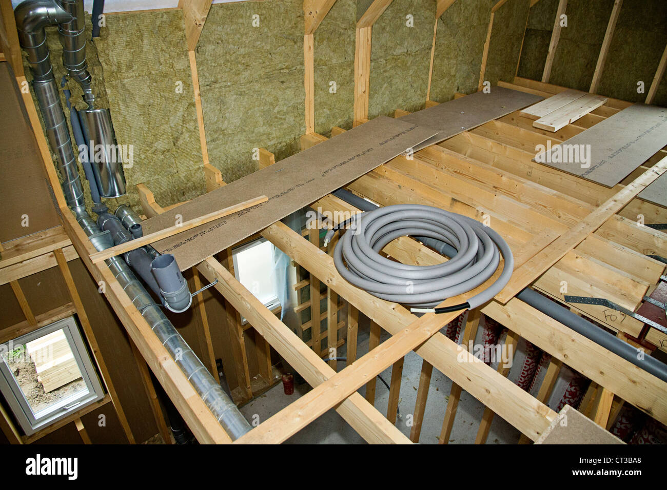 Interior of building under construction Stock Photo - Alamy