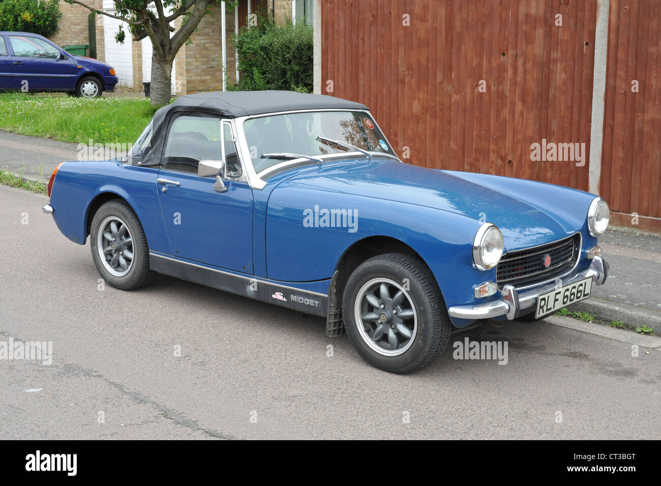 MG Midget, Round wheel arch model Stock Photo - Alamy