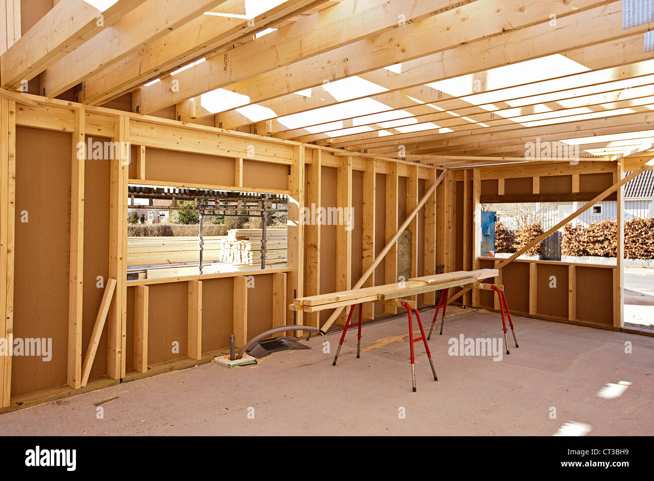 Interior of building under construction Stock Photo - Alamy