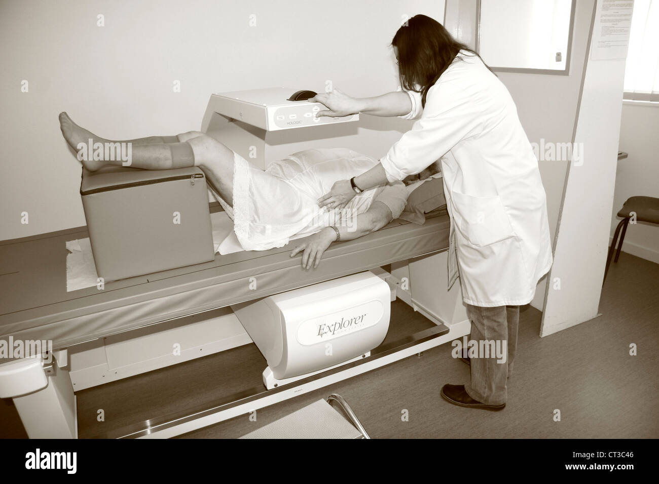 BONE DENSITOMETRY EXAMINATION Stock Photo - Alamy