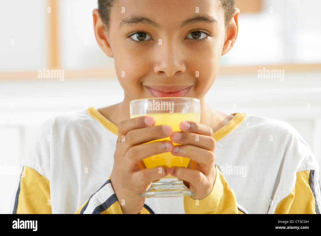 CHILD WITH COLD DRINK Stock Photo - Alamy