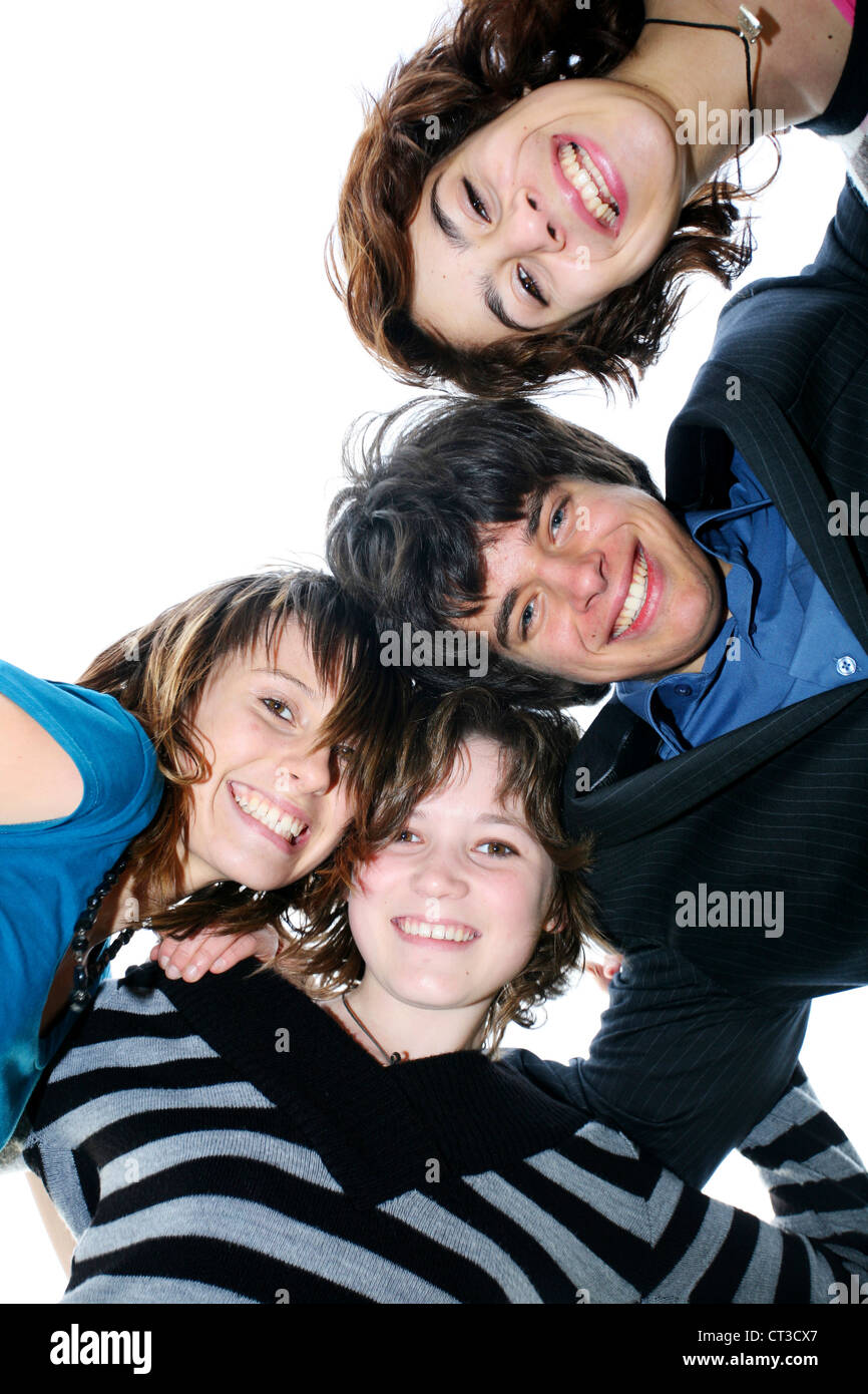 GROUP OF ADOLESCENTS Stock Photo - Alamy