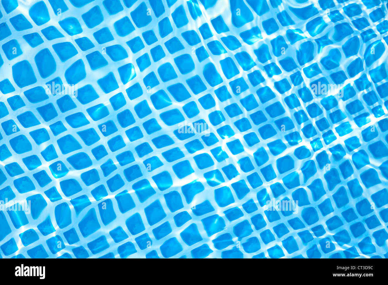 detail of pure water in the swimming pool. blue background Stock Photo ...