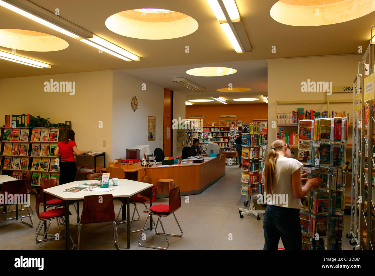 Berlin, district library Marienfelde Stock Photo - Alamy