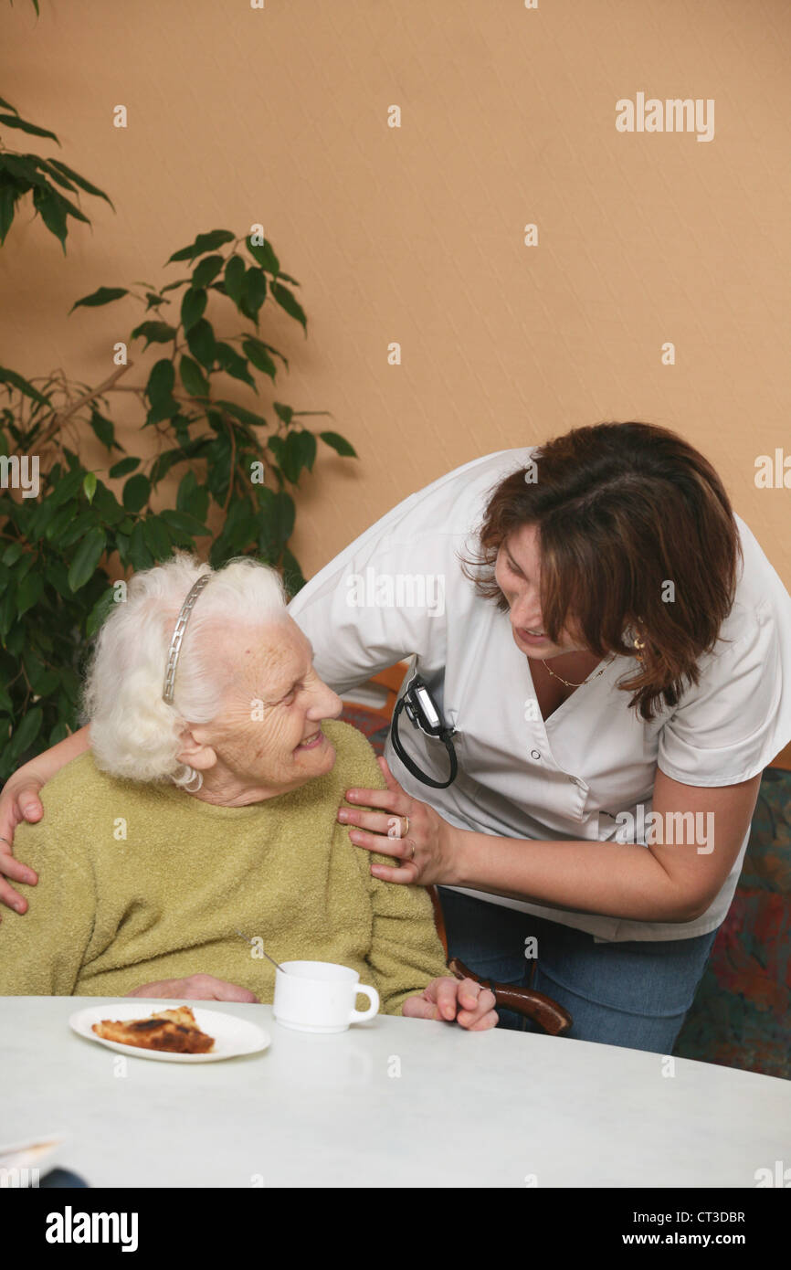 Old peoples home interior hi-res stock photography and images - Alamy