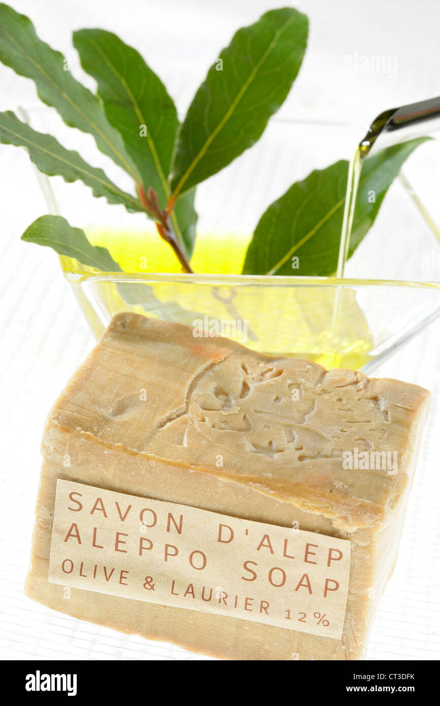 Laurel soap hi-res stock photography and images - Alamy