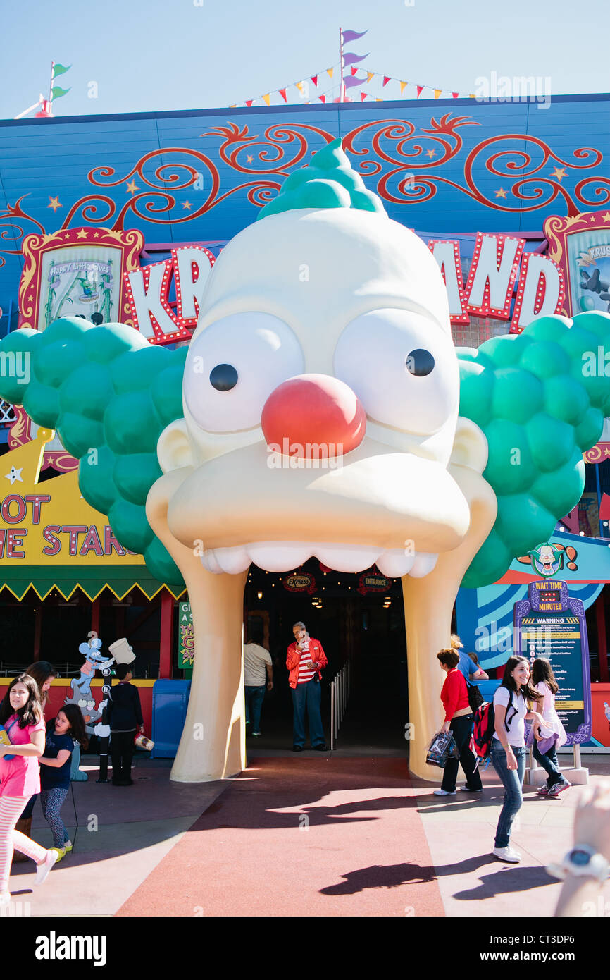 Universal Studios Simpsons Krusty Fast Food Boulevard
