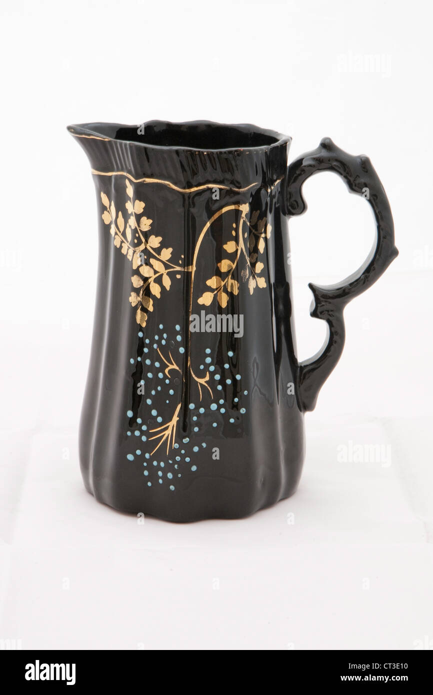 Jackfield style jug Stock Photo - Alamy