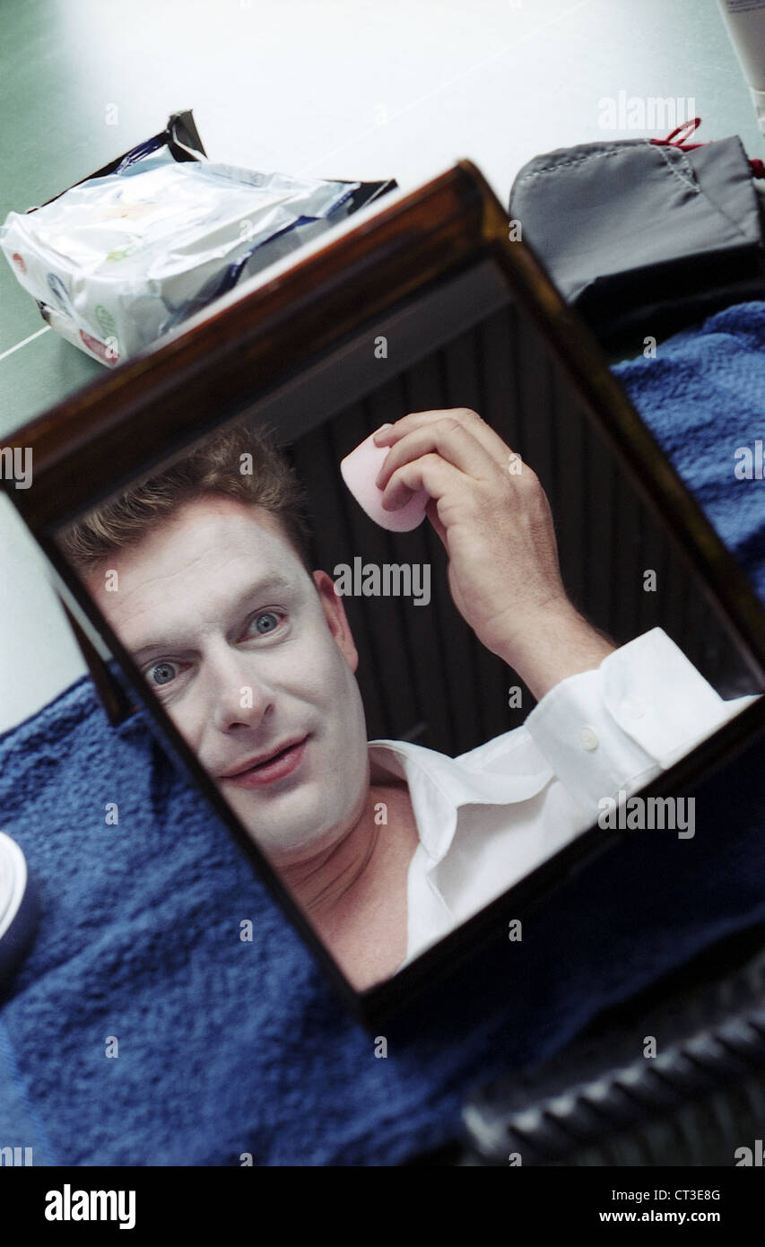 Korbach, street clown in the locker room Stock Photo - Alamy