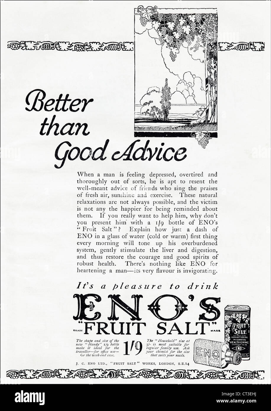 Original 1920s vintage print advertisement from English consumer ...