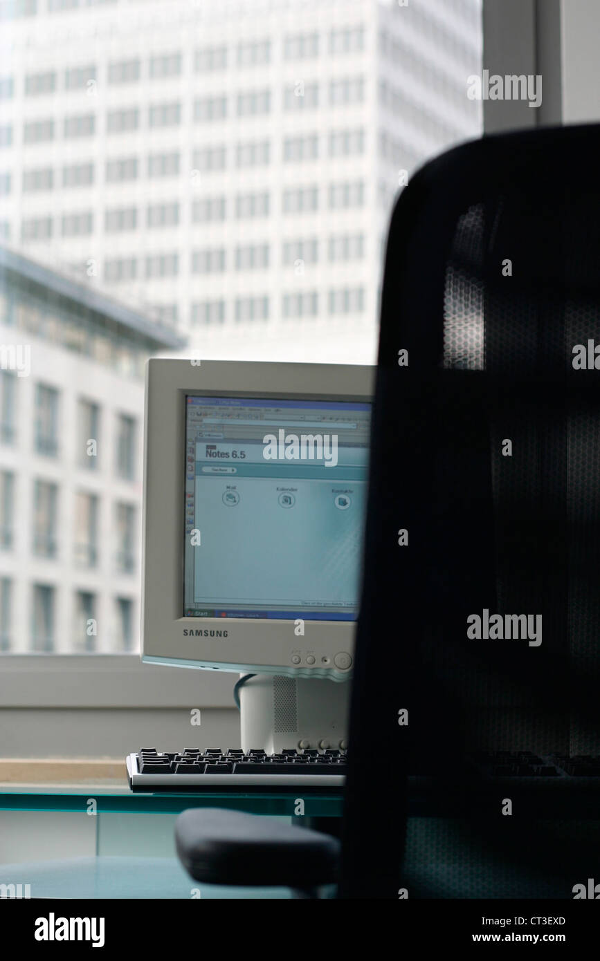 Berlin view from office Stock Photo - Alamy