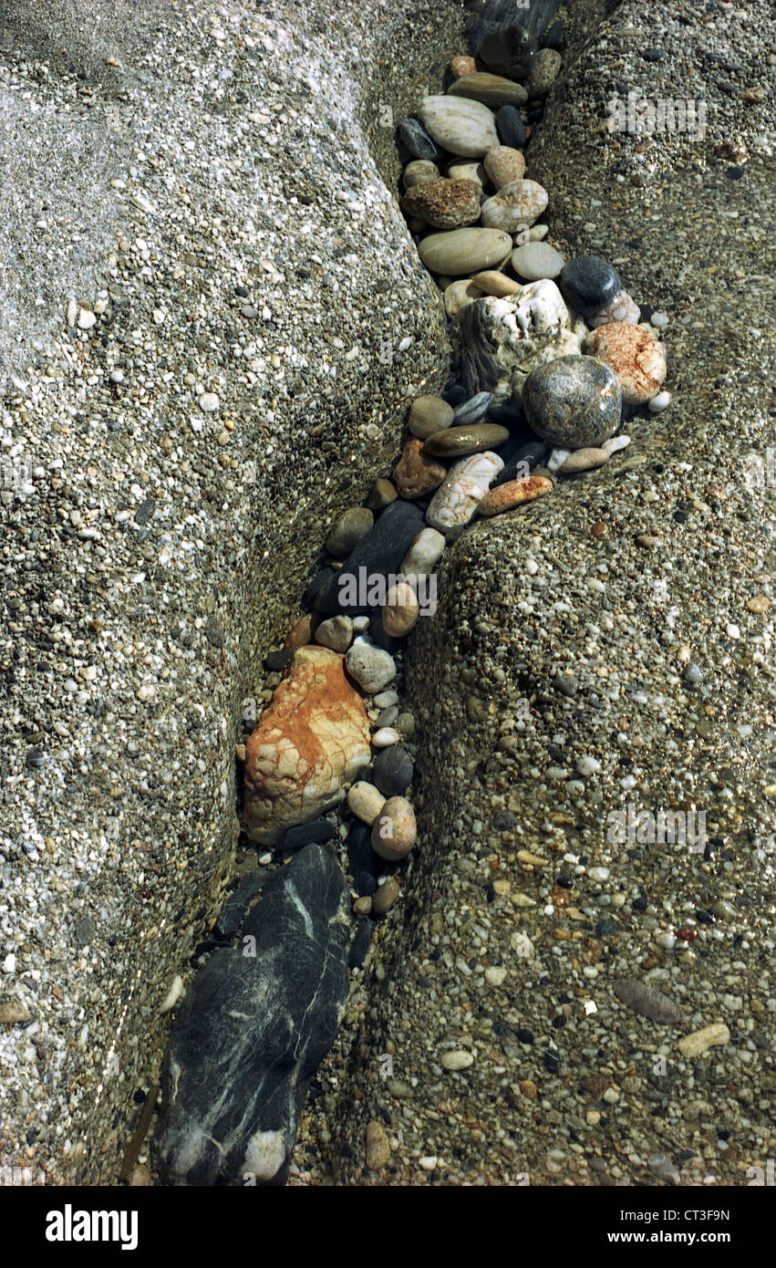 Alanya, colorful stones on the beach Stock Photo - Alamy
