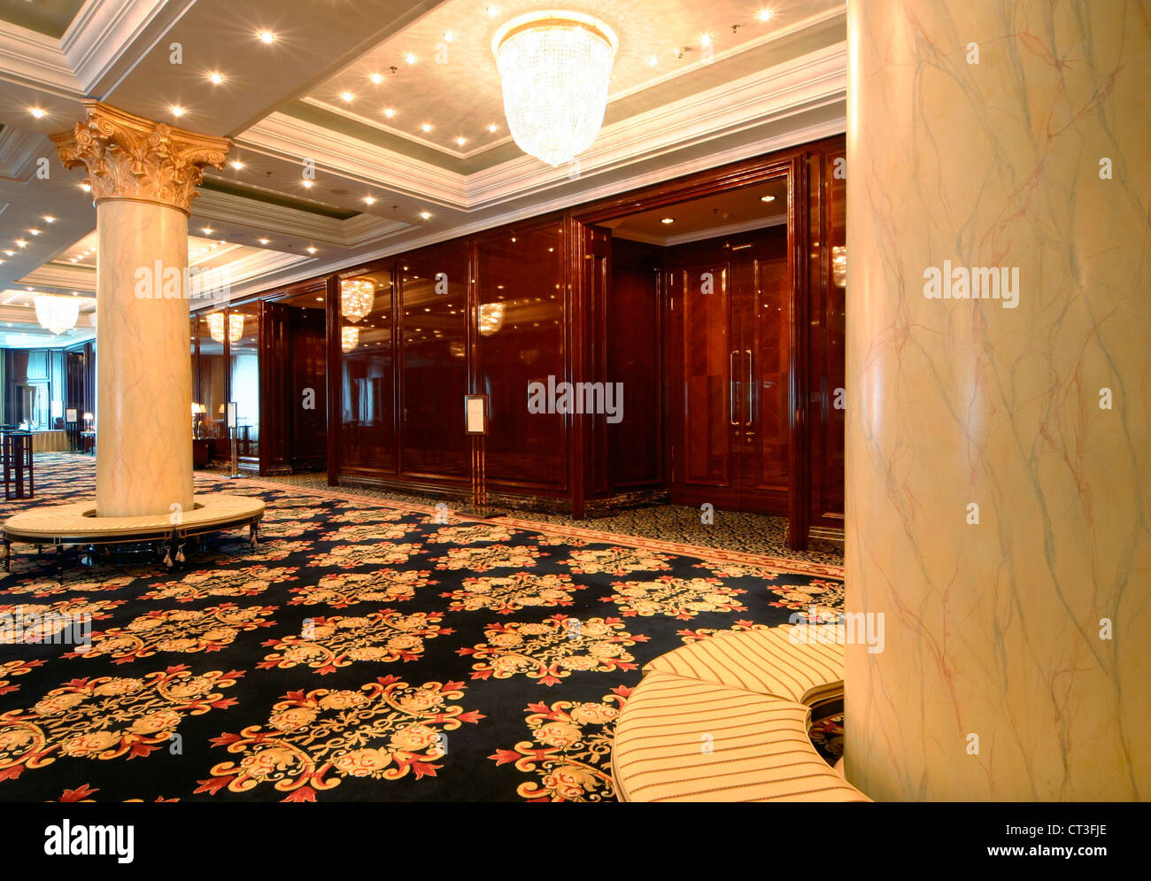 Berlin, lobby at the Ritz-Carlton Stock Photo - Alamy