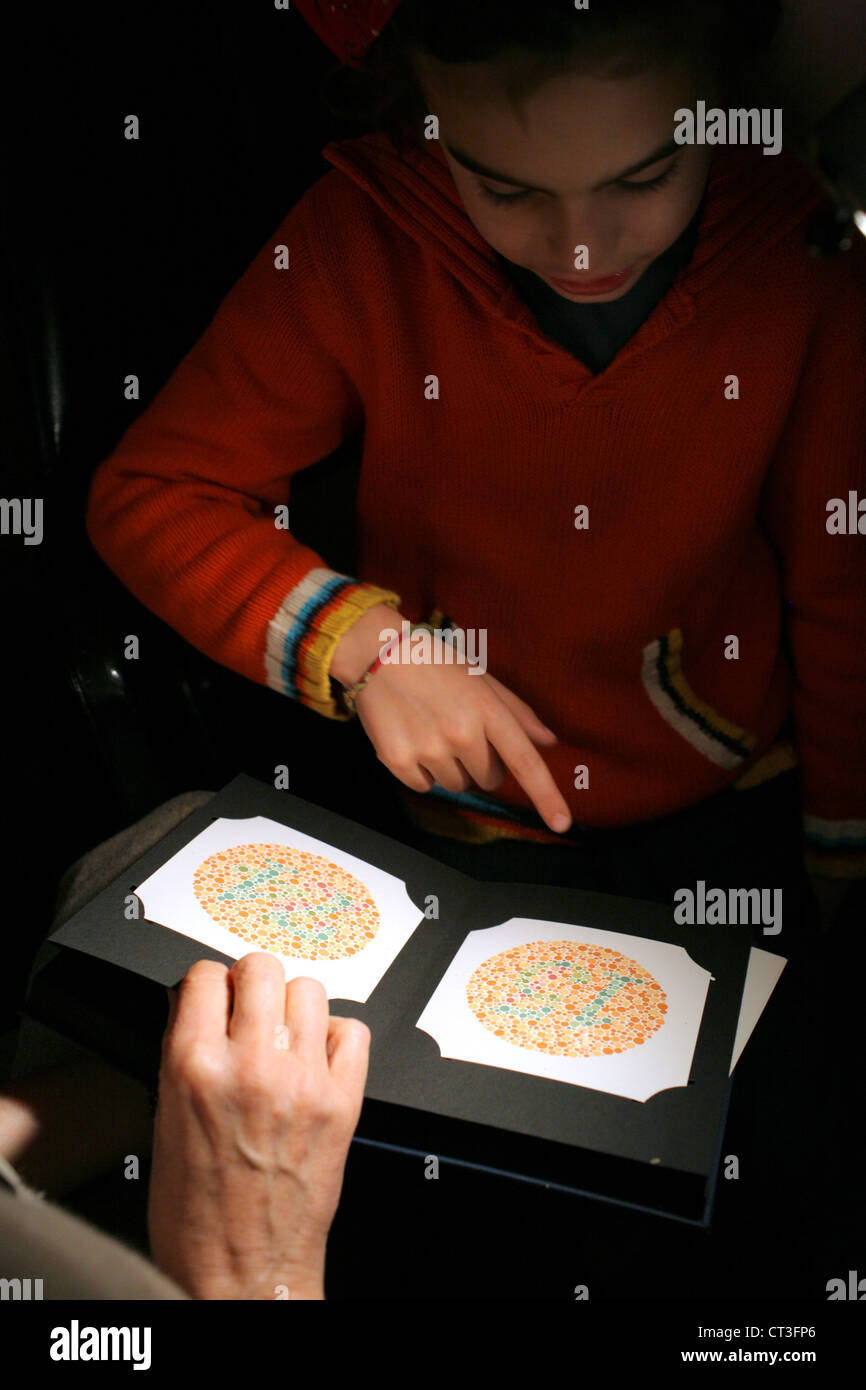 Color blindness test hi-res stock photography and images - Alamy
