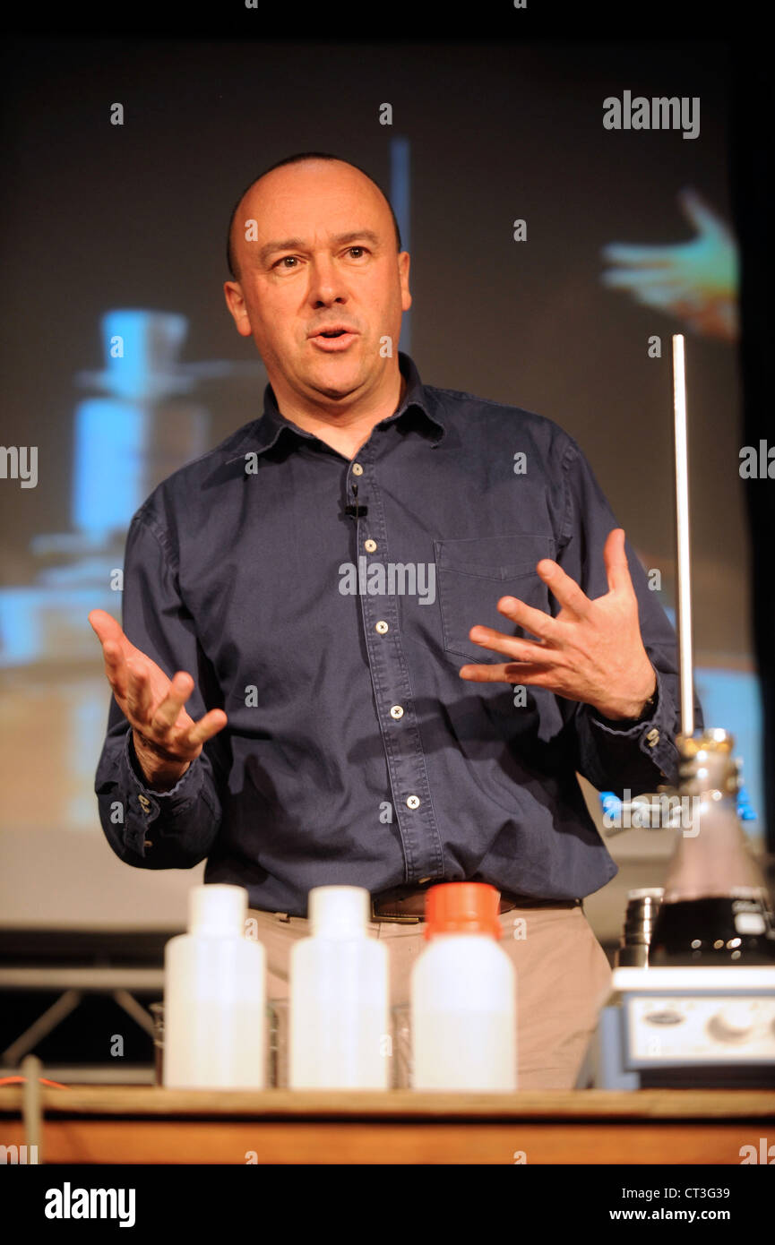 The Computer Science Professor Chris Bishop lecturing at The Cheltenham ...