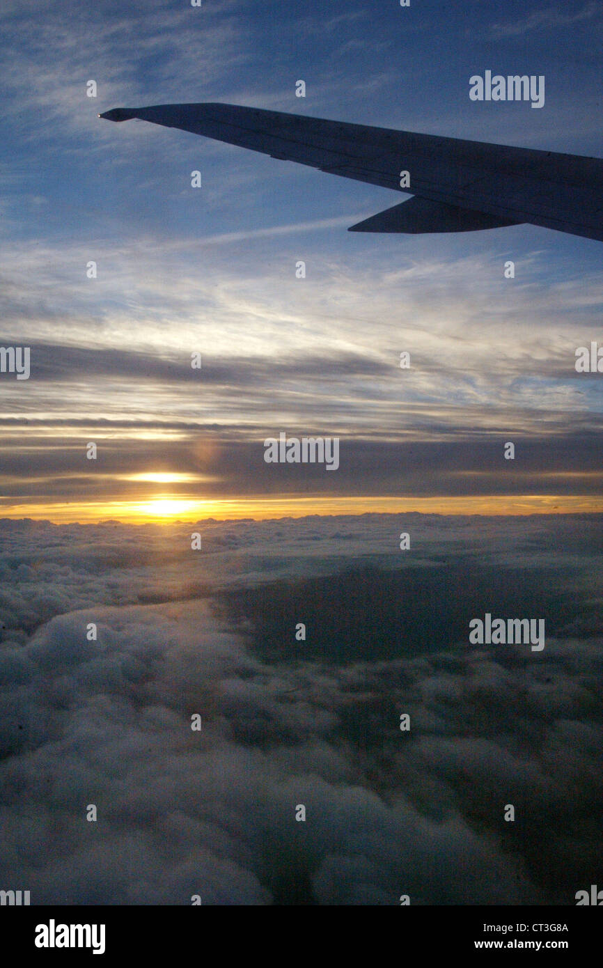 Paris, view from the airplane window Stock Photo - Alamy