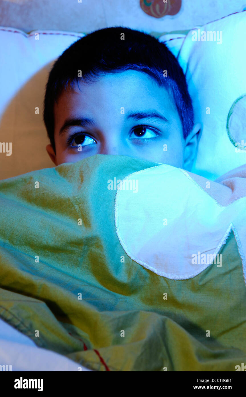CHILD WITH INSOMNIA Stock Photo - Alamy