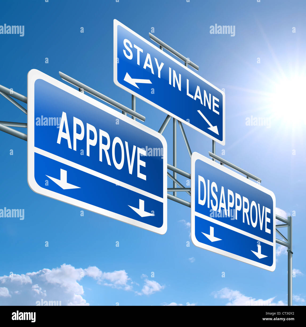 Approve or disapprove Stock Photo - Alamy