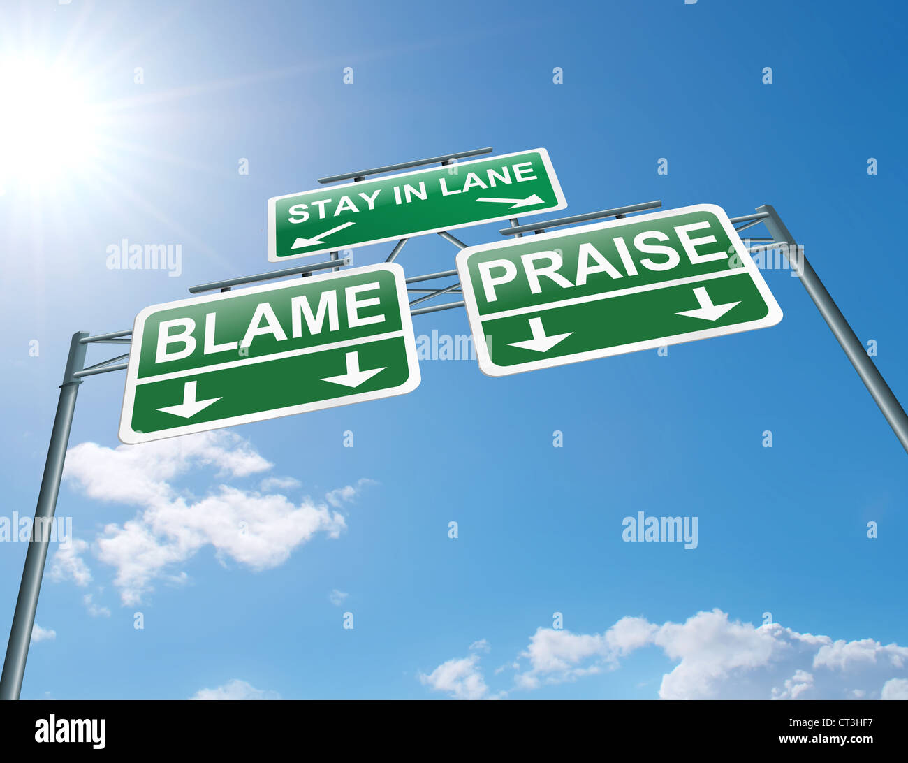 Praise or blame concept Stock Photo - Alamy Praise or blame concept Stock Photo - Alamy