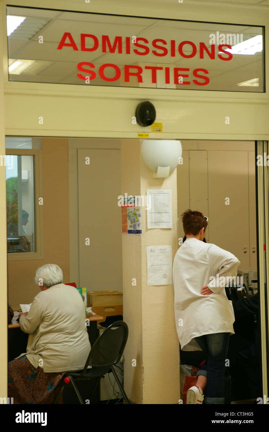 HOSPITAL RECEPTION AREA Stock Photo - Alamy