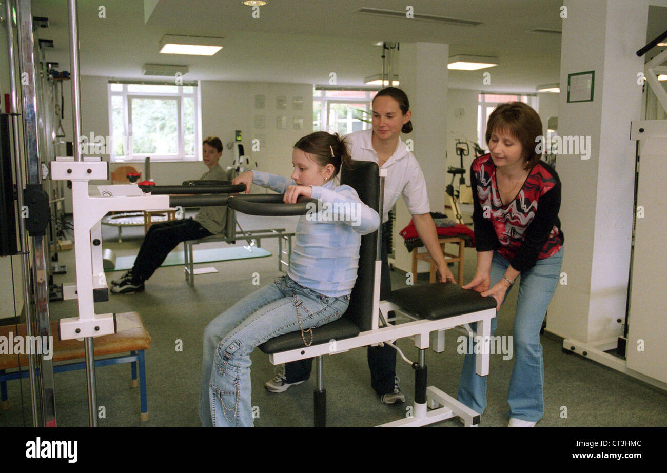 Bernau, rehabilitation of a sick child Chernobyl Stock Photo - Alamy