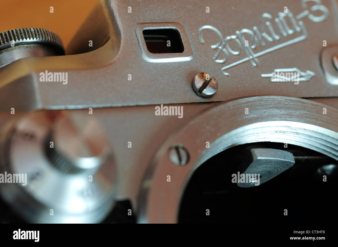 Russian camera 35MM rangefinder Zorki 3 Stock Photo - Alamy