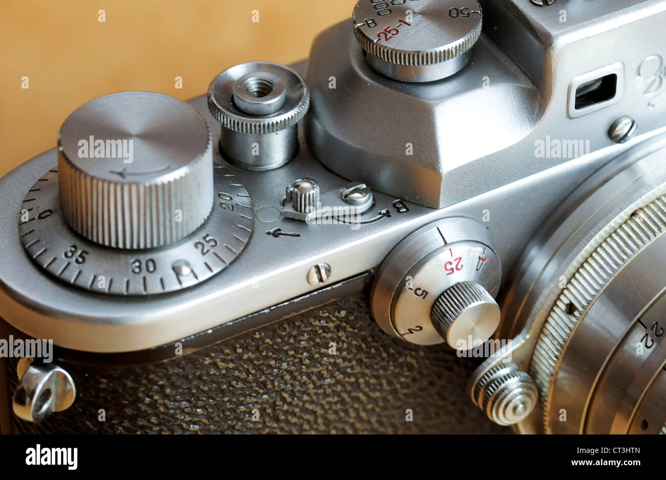 Russian camera 35MM rangefinder Zorki 3 Stock Photo - Alamy