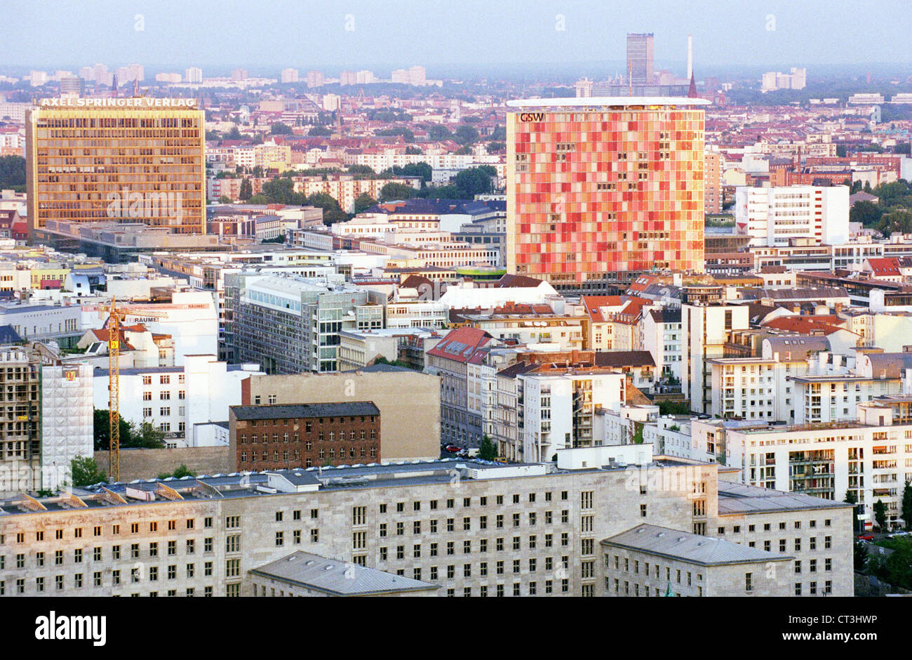 Axel Springer Verlag and GSW Building, Berlin Stock Photo - Alamy