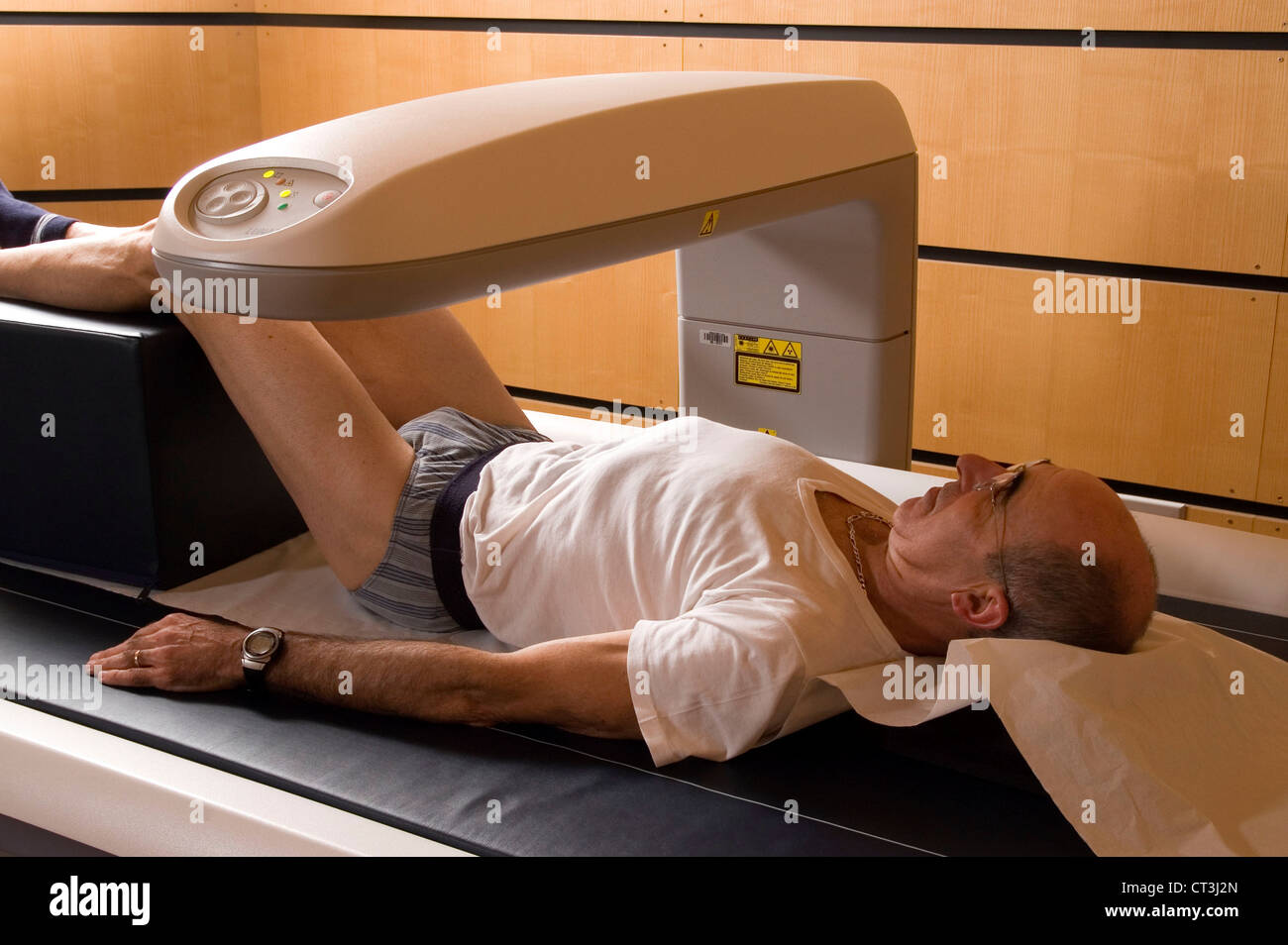 BONE DENSITOMETRY EXAMINATION Stock Photo - Alamy