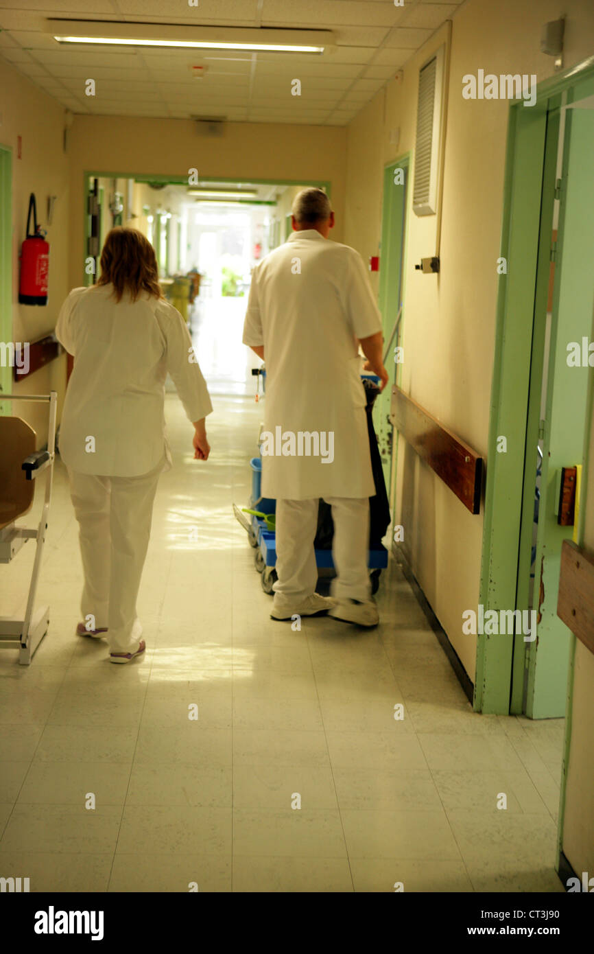 INTERIOR OF A HOSPITAL Stock Photo - Alamy