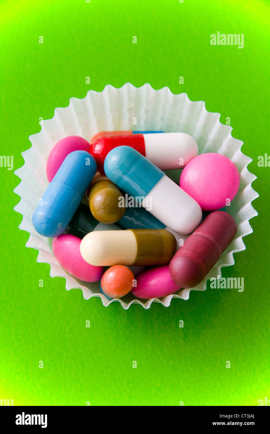 Multicolored drugs hi-res stock photography and images - Alamy