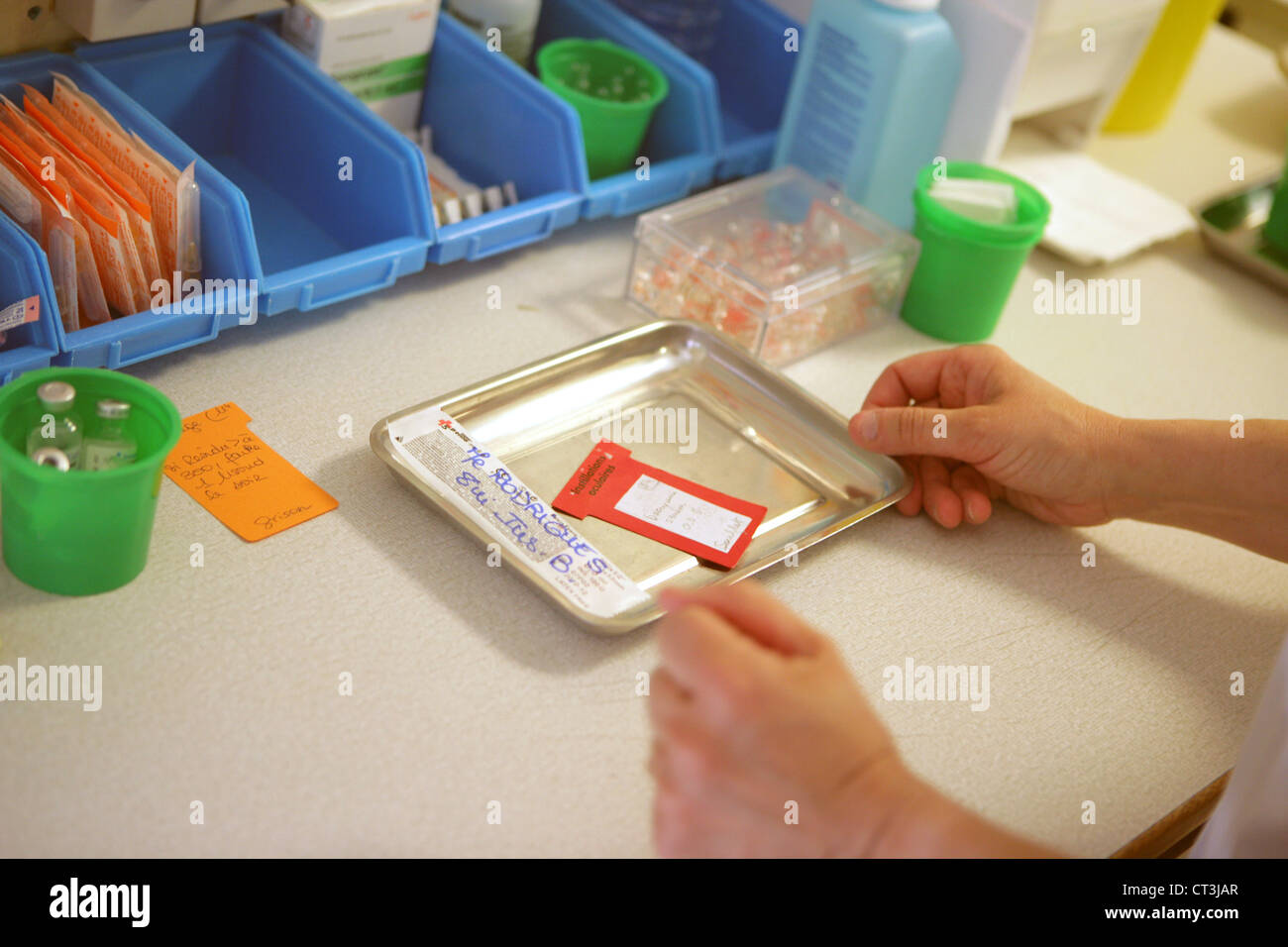 INTERIOR OF A HOSPITAL Stock Photo - Alamy