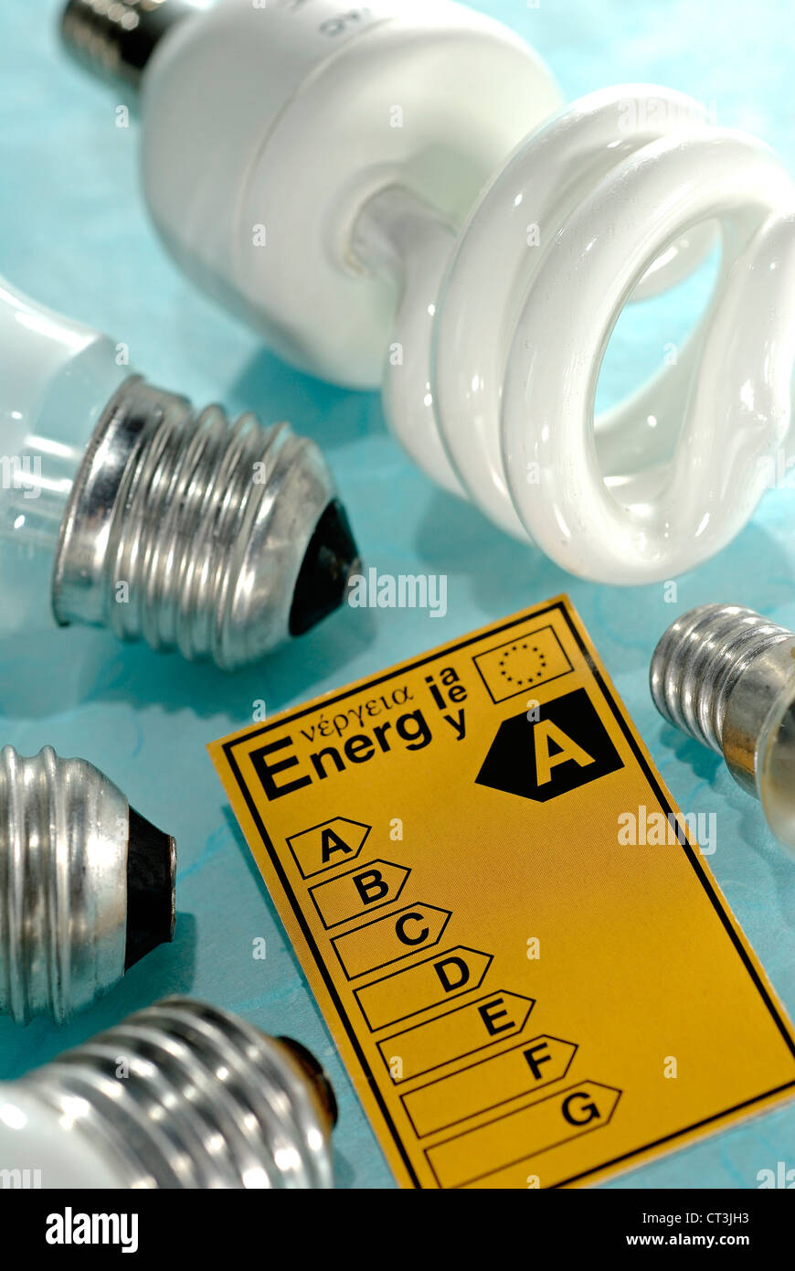Energy labels lamp hi-res stock photography and images - Alamy