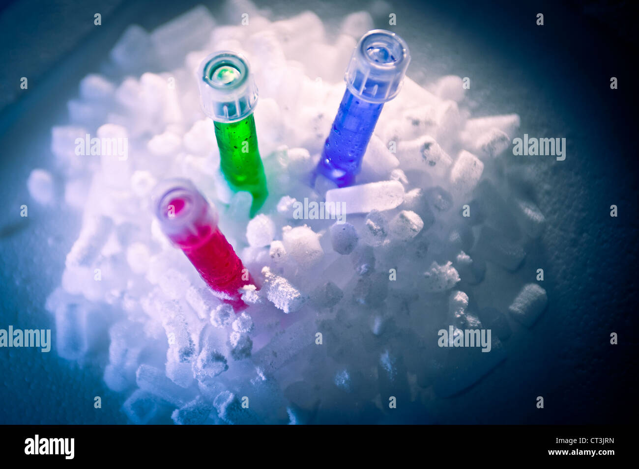 Test tubes blue liquid inside hi-res stock photography and images - Alamy