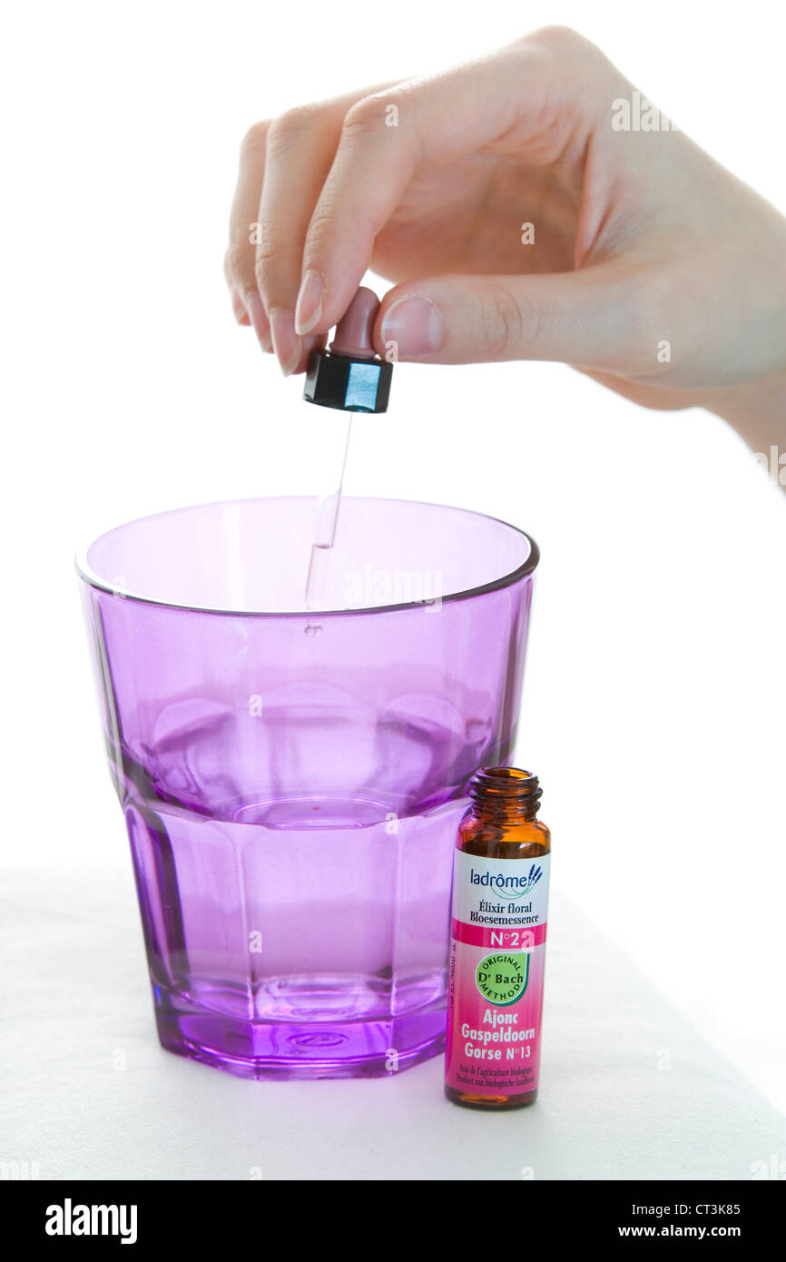 BACH FLOWER REMEDIES, WOMAN Stock Photo - Alamy