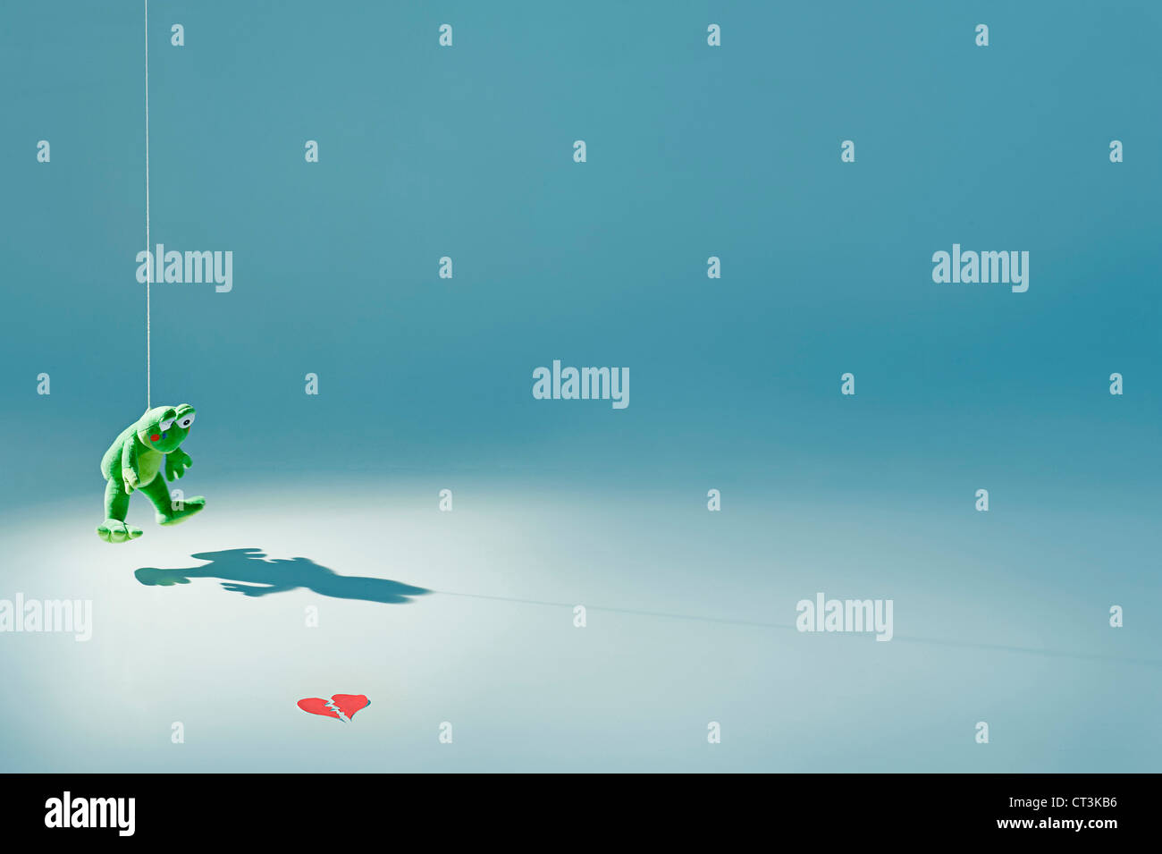 Broken heart frog suicide Stock Photo - Alamy