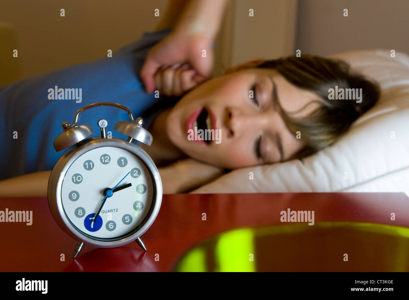 WOMAN WITH INSOMNIA Stock Photo - Alamy