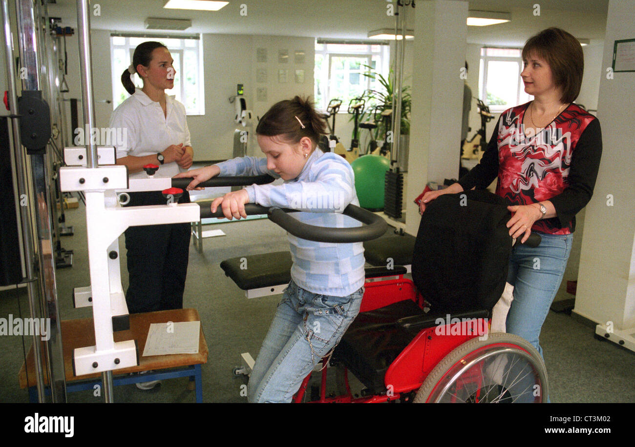 Bernau, rehabilitation of a sick child Chernobyl Stock Photo - Alamy