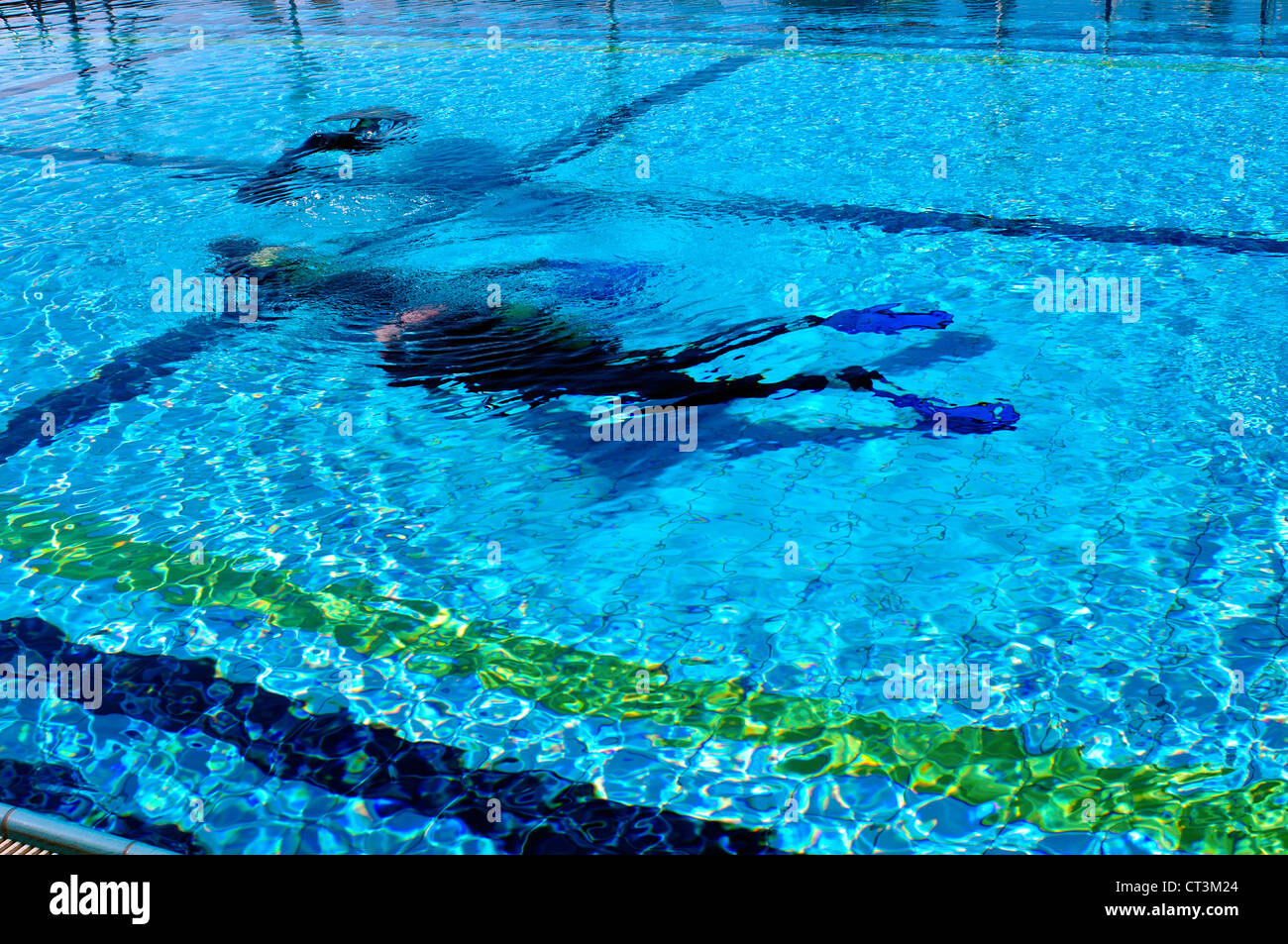 Scuba Diving Lesson Swimming Pool High Resolution Stock Photography and ...