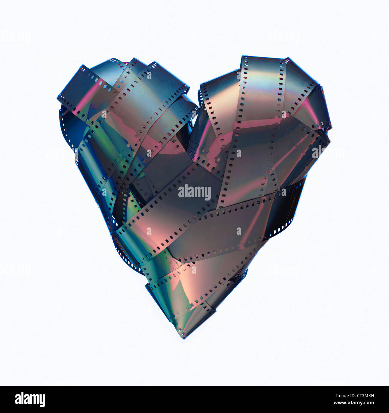 Close up of heart made of 35mm film Stock Photo - Alamy