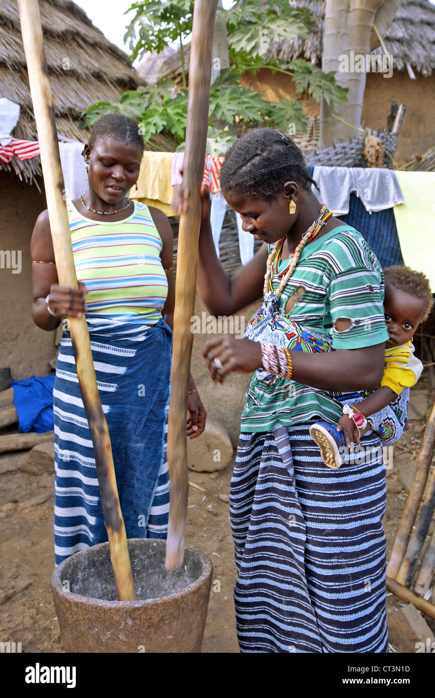 African food processing hi-res stock photography and images - Alamy