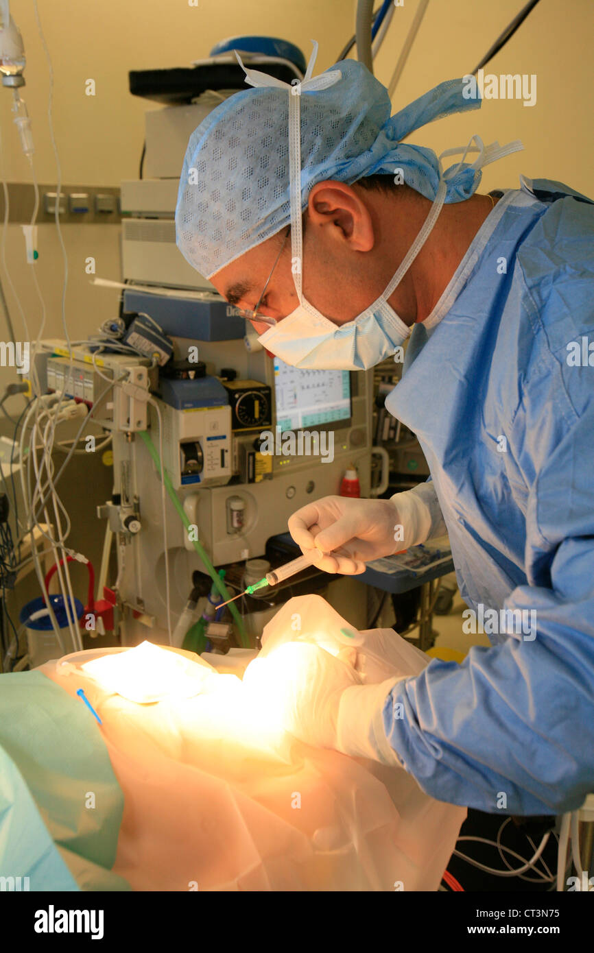 ANESTHESIA OF A CHILD Stock Photo - Alamy