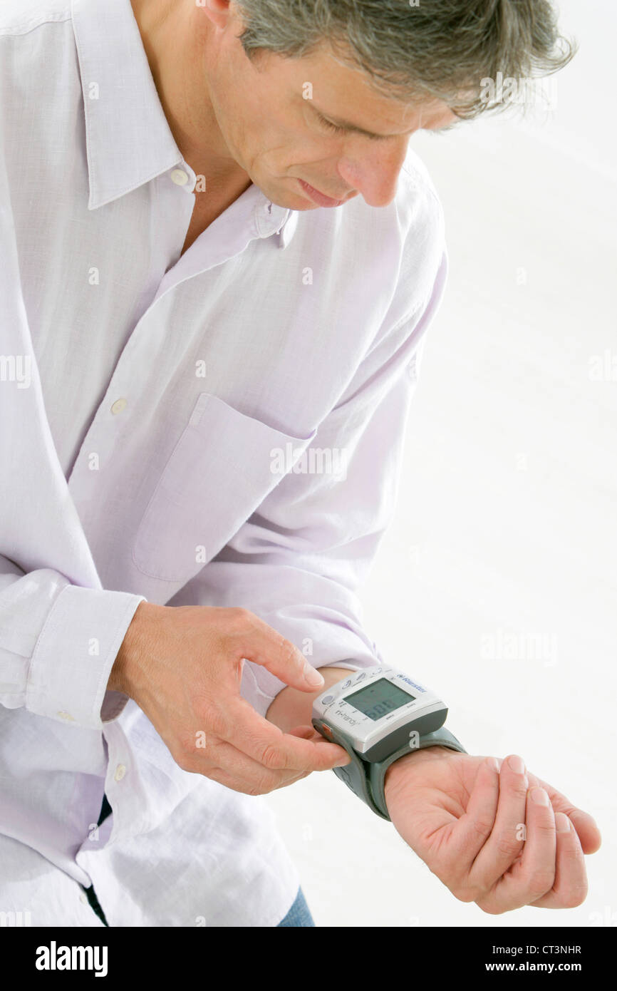 BLOOD PRESSURE, MAN Stock Photo - Alamy