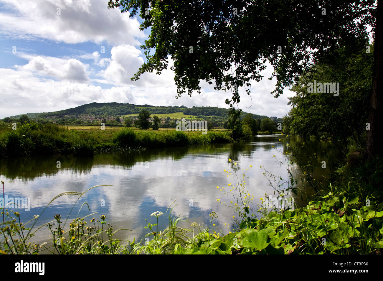 River Avon at Batheaston Somerset Stock Photo - Alamy
