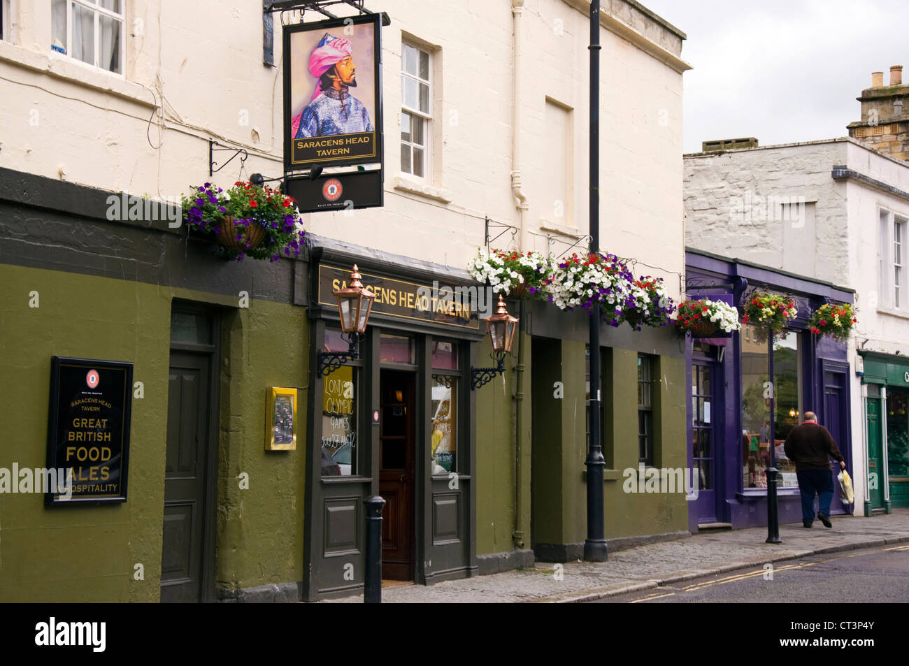 Saracens Head Tavern public house famous pub in Bath Stock Photo - Alamy